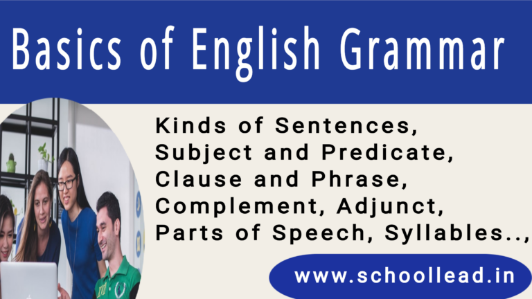 Basics of English Grammar - Basics - School Lead