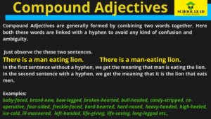 Compound Adjectives - The Adjective - School Lead